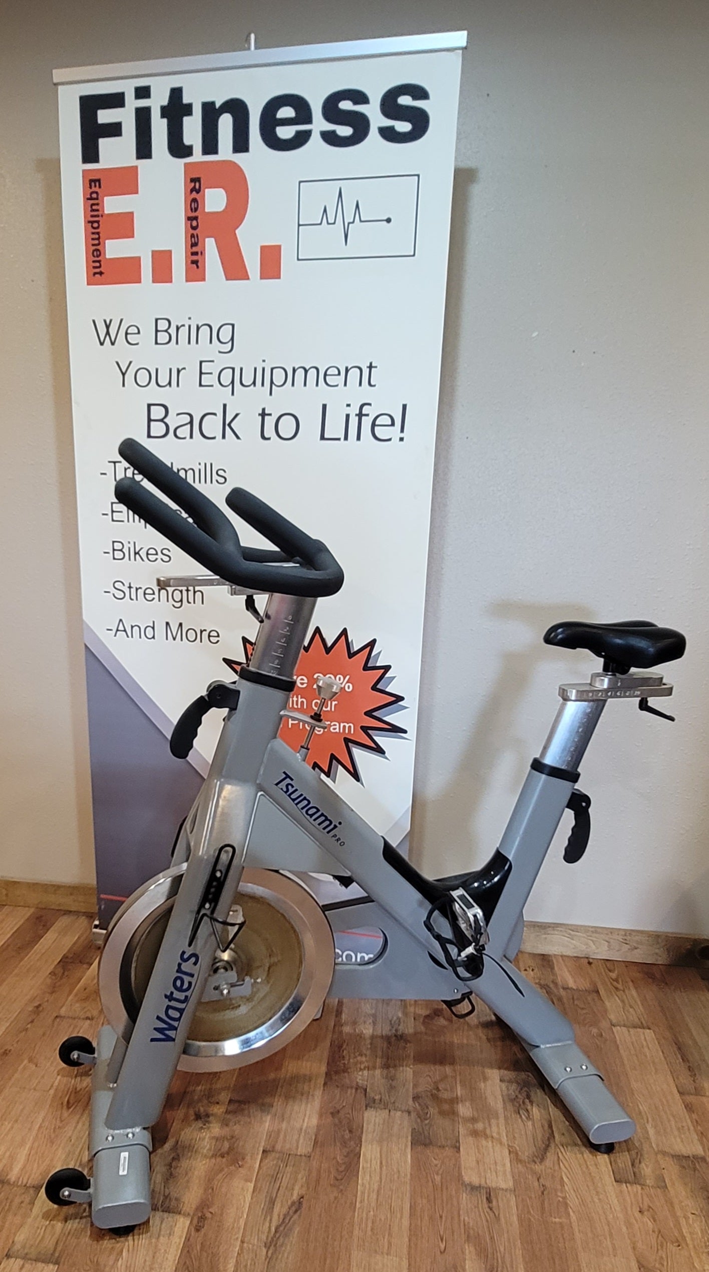 Tsunami Pro Waters Spin Bike – Colorado Cardio Springfield